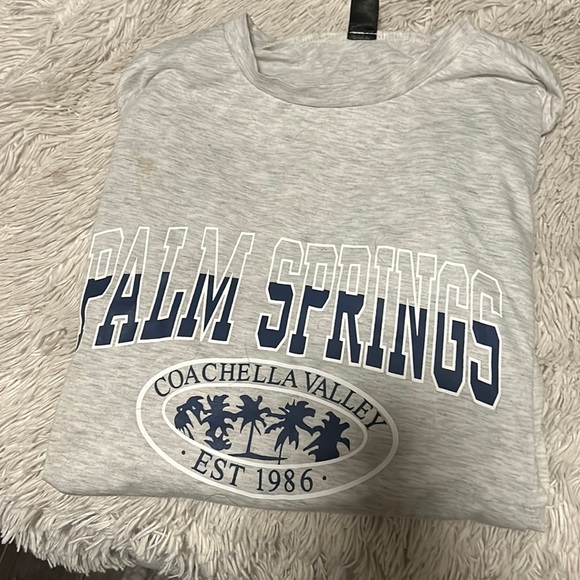 Tops | Oversized Lounge Palm Springs Top | Poshmark